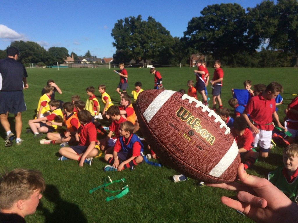 Suffolk American Football Association Comes To Visit - Woodbridge School