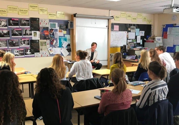 Luke Wright at the Woodbridge Youth Poetry Festival - Woodbridge School