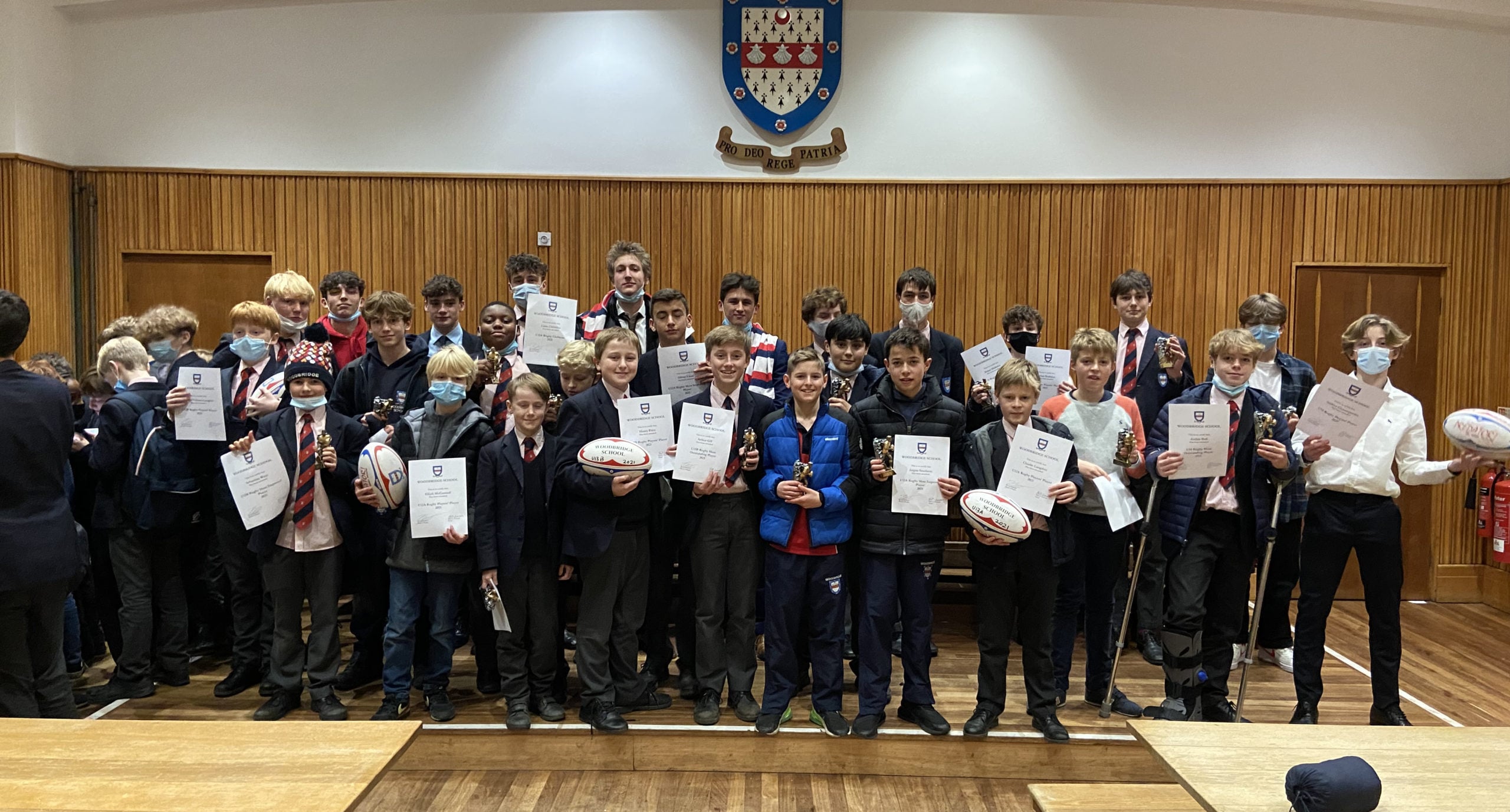 Rugby Dinner and Awards - Woodbridge School
