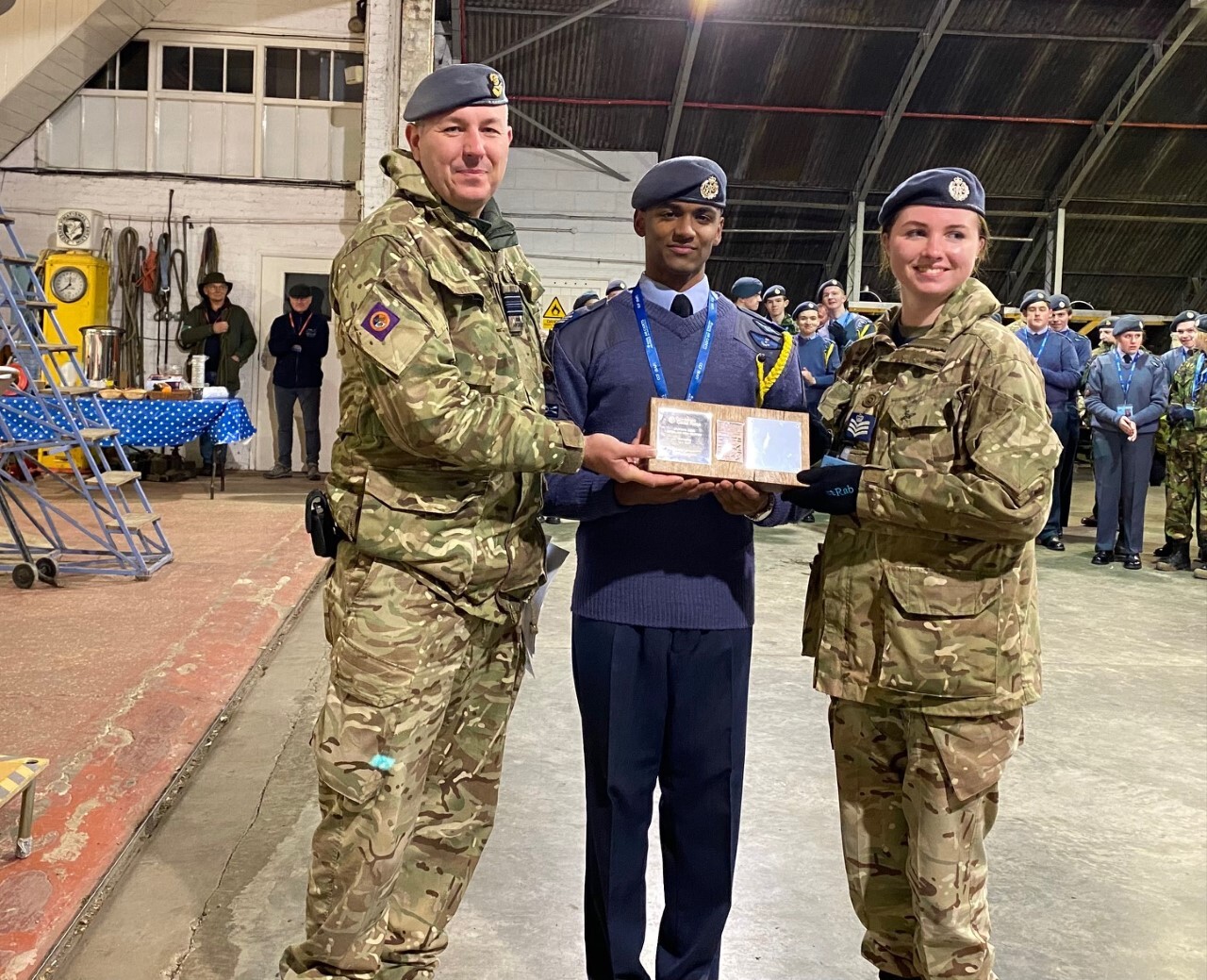 Hattrick at RAST for CCF RAF Section - Woodbridge School