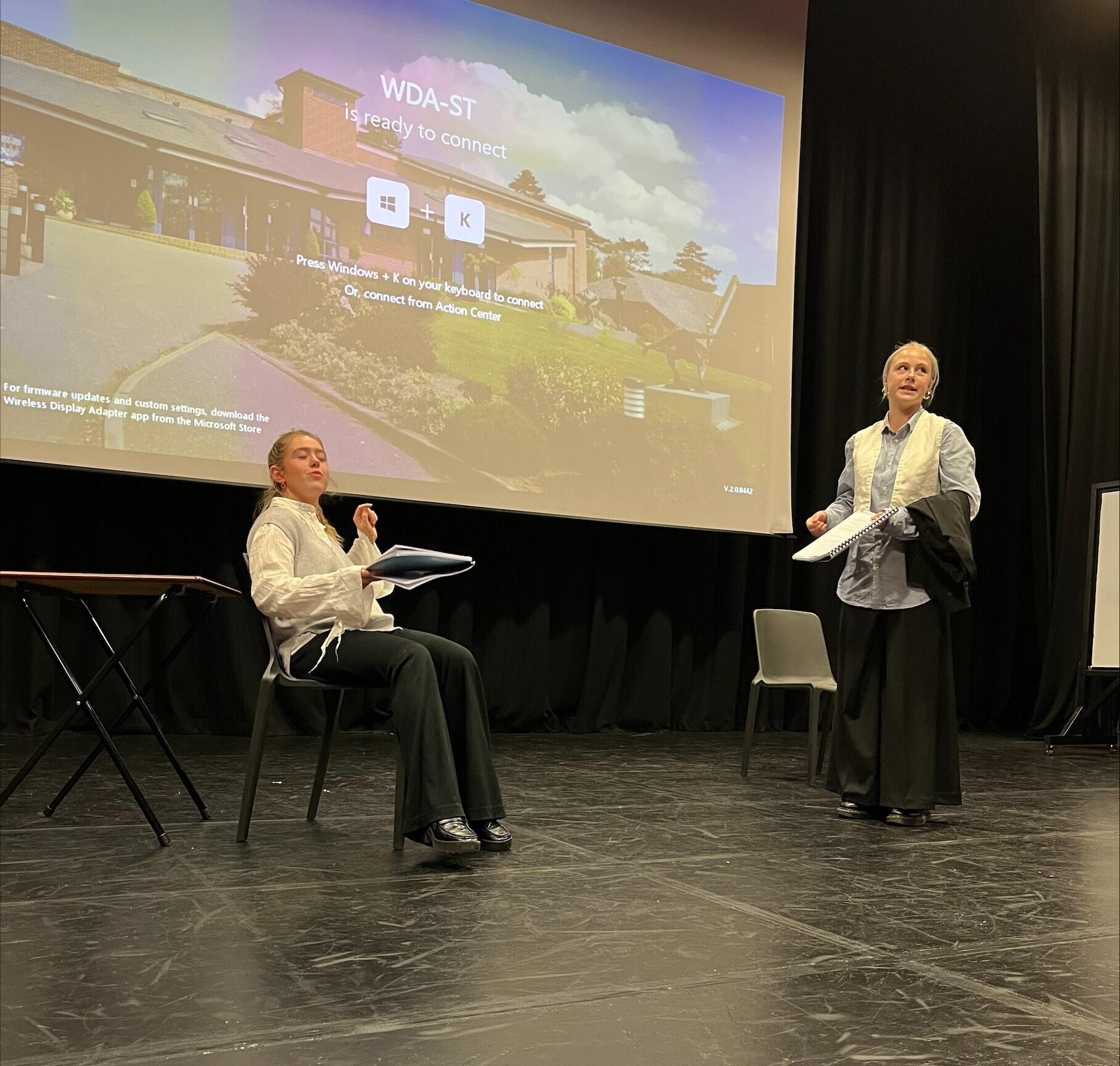 Meeting Cast Members from Jack Absolute Flies Again - Woodbridge School