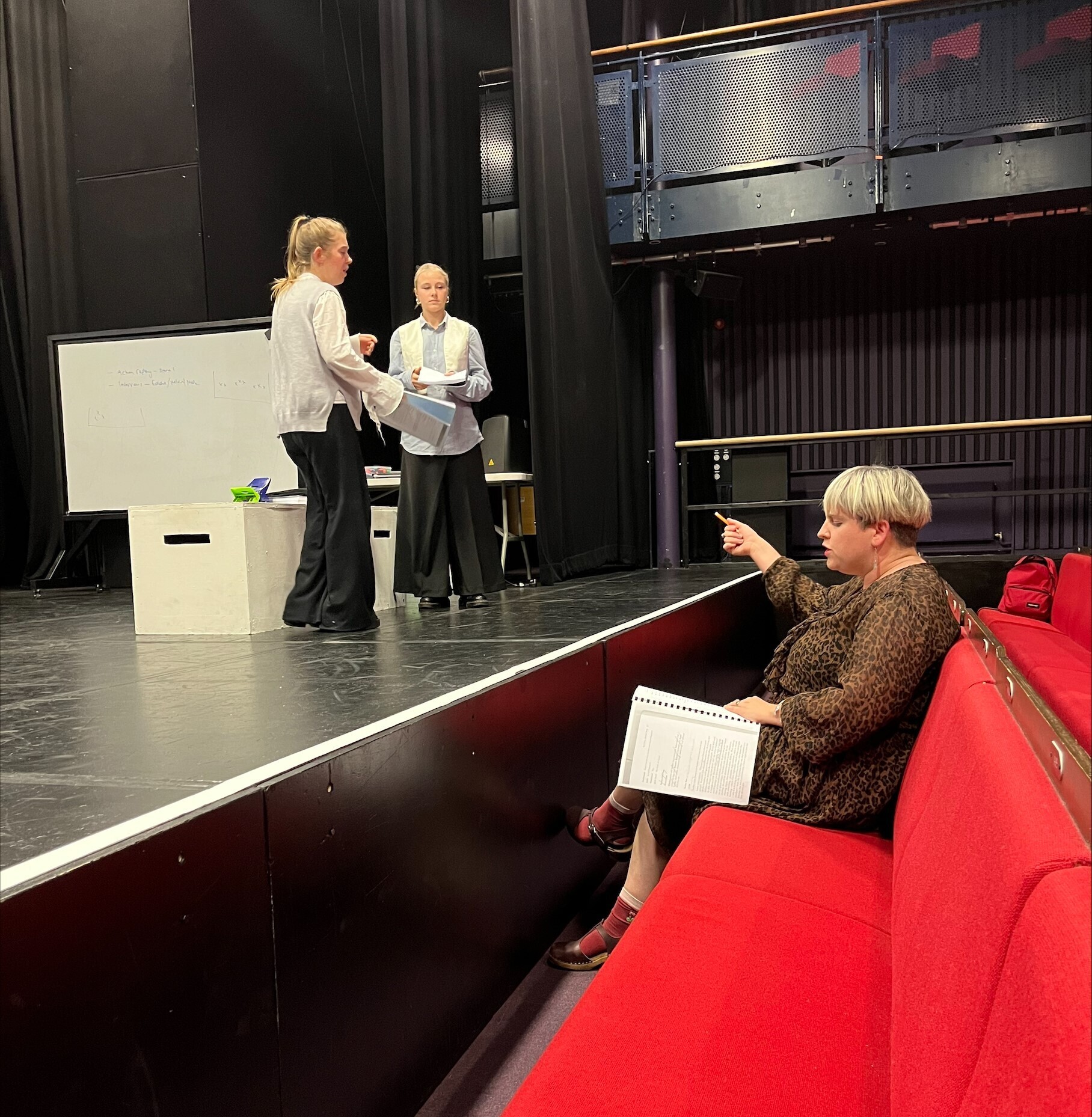 Meeting Cast Members from Jack Absolute Flies Again - Woodbridge School