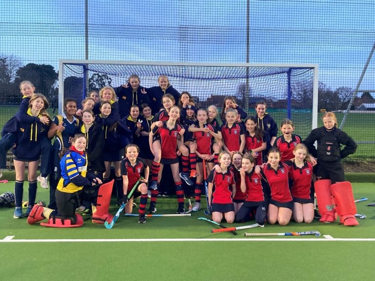 U12 Girls Hockey Against Boundary Oak on Tour - Woodbridge School