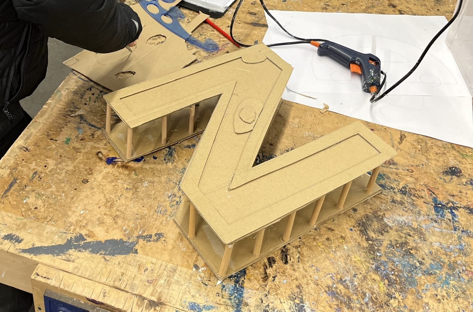 Year 10 Design - Three Dimensional Letter Project - Woodbridge School
